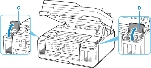 Canon : Inkjet Manuals : G7000 series : Refilling Ink Tanks